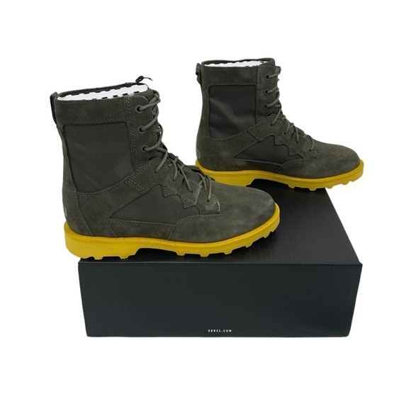 Sorel | Shoes | Sorel Women Caribou Combat Waterproof Leather Laceup ...